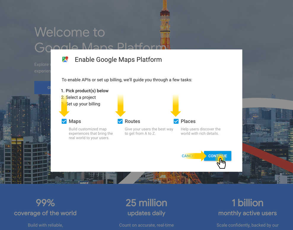 How To Get A Google Maps Api Key CongMaps